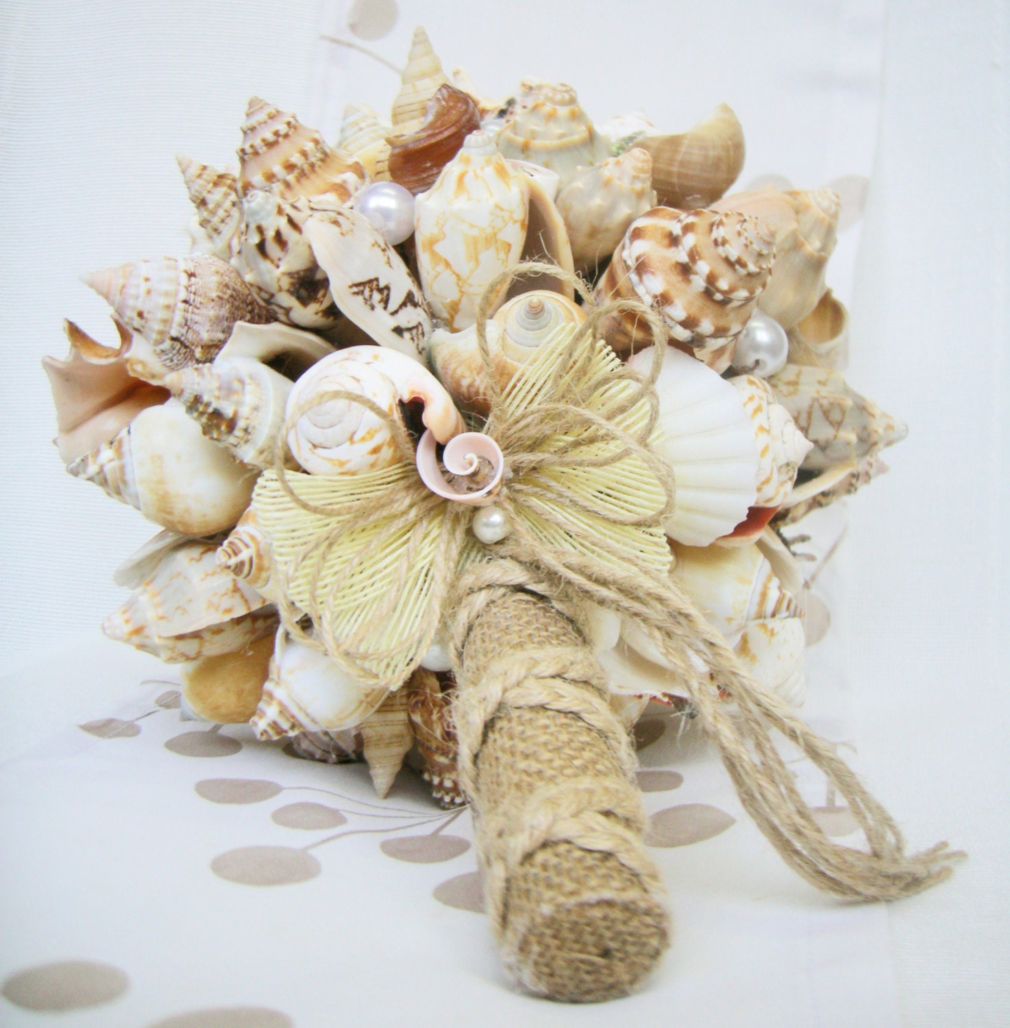 Sea Shell Bouquet Bridal Bouquet Sea Bridesmaid Bouquet - Etsy