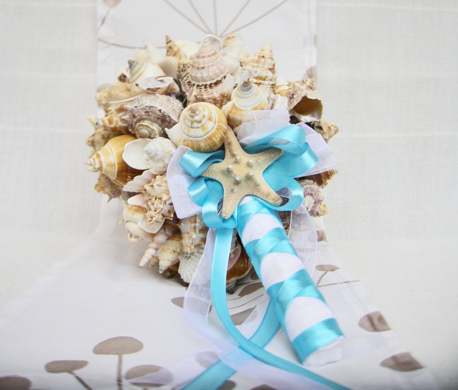 Sea Shell Bouquet, Bridal Bouquet Sea, Bridesmaid Bouquet, Beach ...