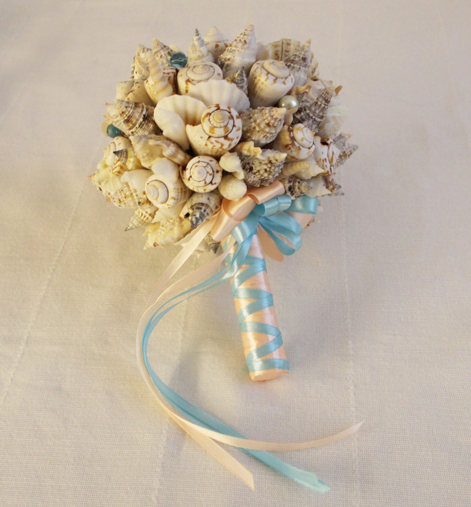 Shell Bouquet Bridal Bouquet Sea Bridesmaid Bouquet Beach | Etsy