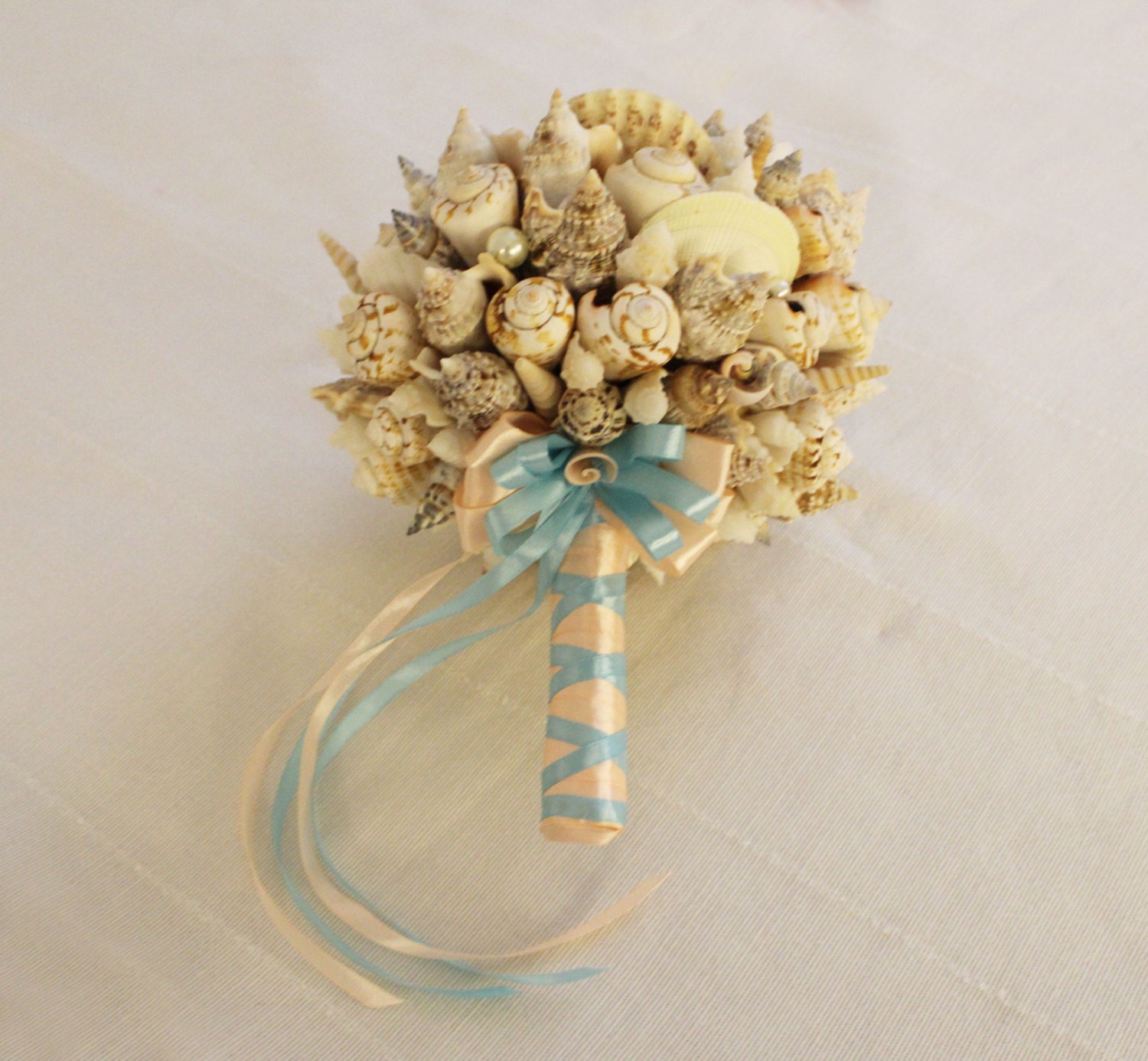 Shell Bouquet Bridal Bouquet Sea Bridesmaid Bouquet Beach | Etsy