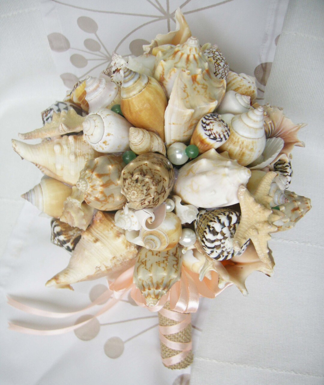 Sea Shell Bouquet, Bridal Bouquet Sea, Bridesmaid Bouquet, Beach ...