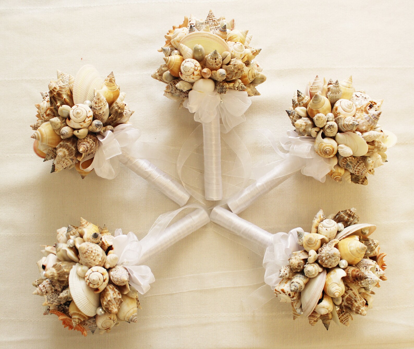 Sea Shell Bouquet, Bridal Bouquet Sea, Bridesmaid Bouquet, Beach ...