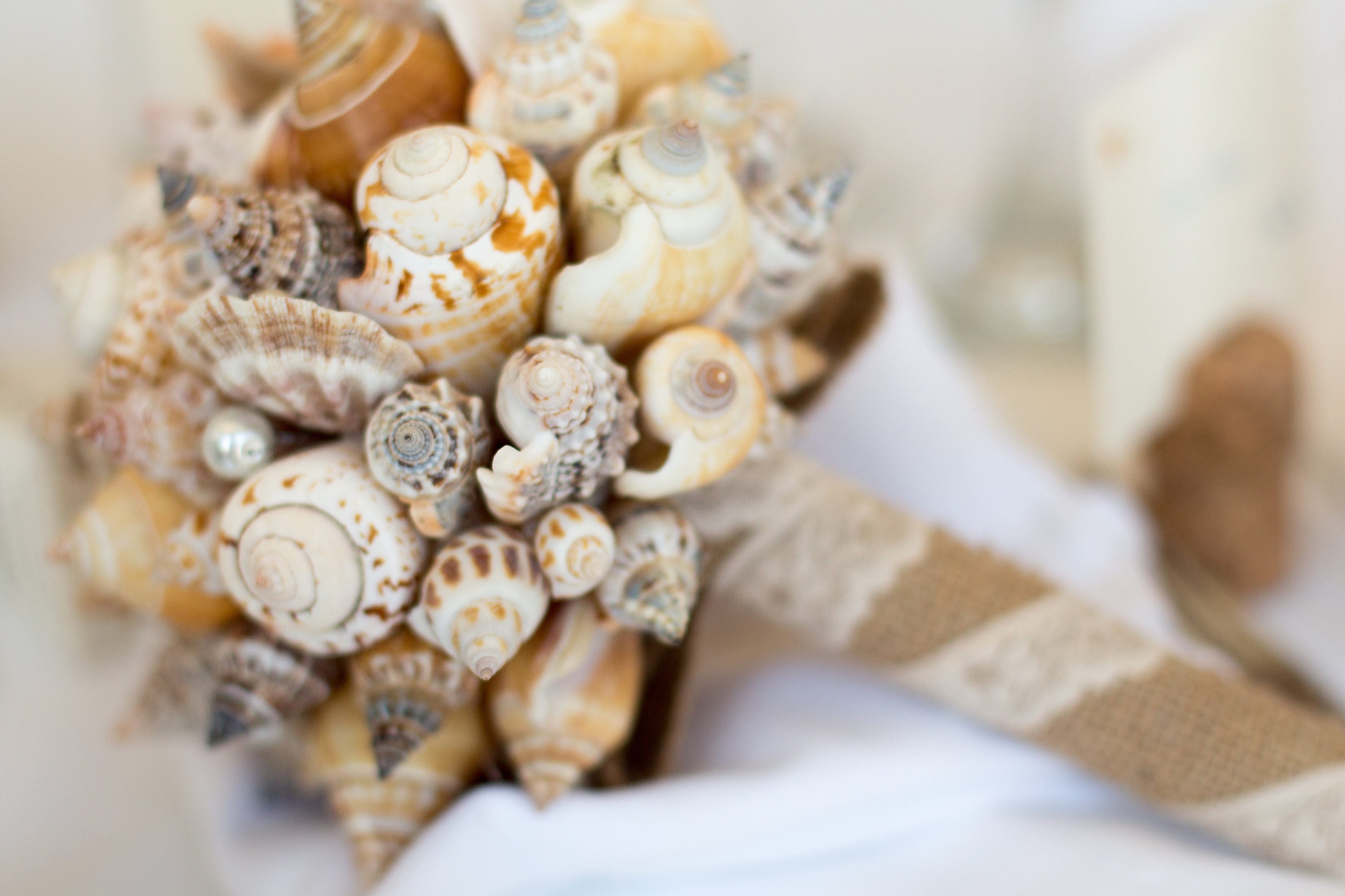 Shell Bouquet, Bridal Bouquet Sea, Bridesmaid Bouquet, Beach Wedding ...