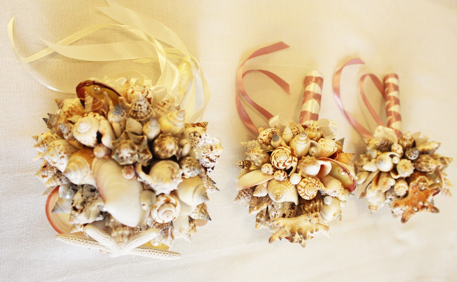 Shell Bouquet, Bridal Bouquet Sea, Bridesmaid Bouquet, Beach Wedding ...