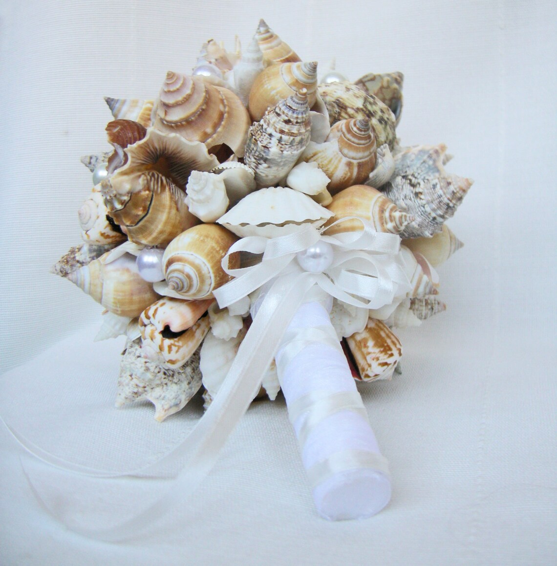 Sea Shell Bouquet Bridal Bouquet Sea Beach Wedding Wedding - Etsy