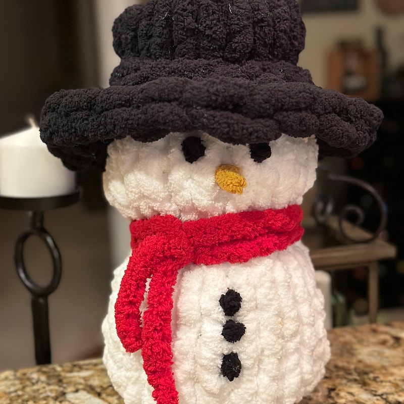 Chenille Snowman - Etsy