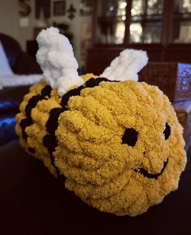 Chunky Knit Bumble Bee - Etsy