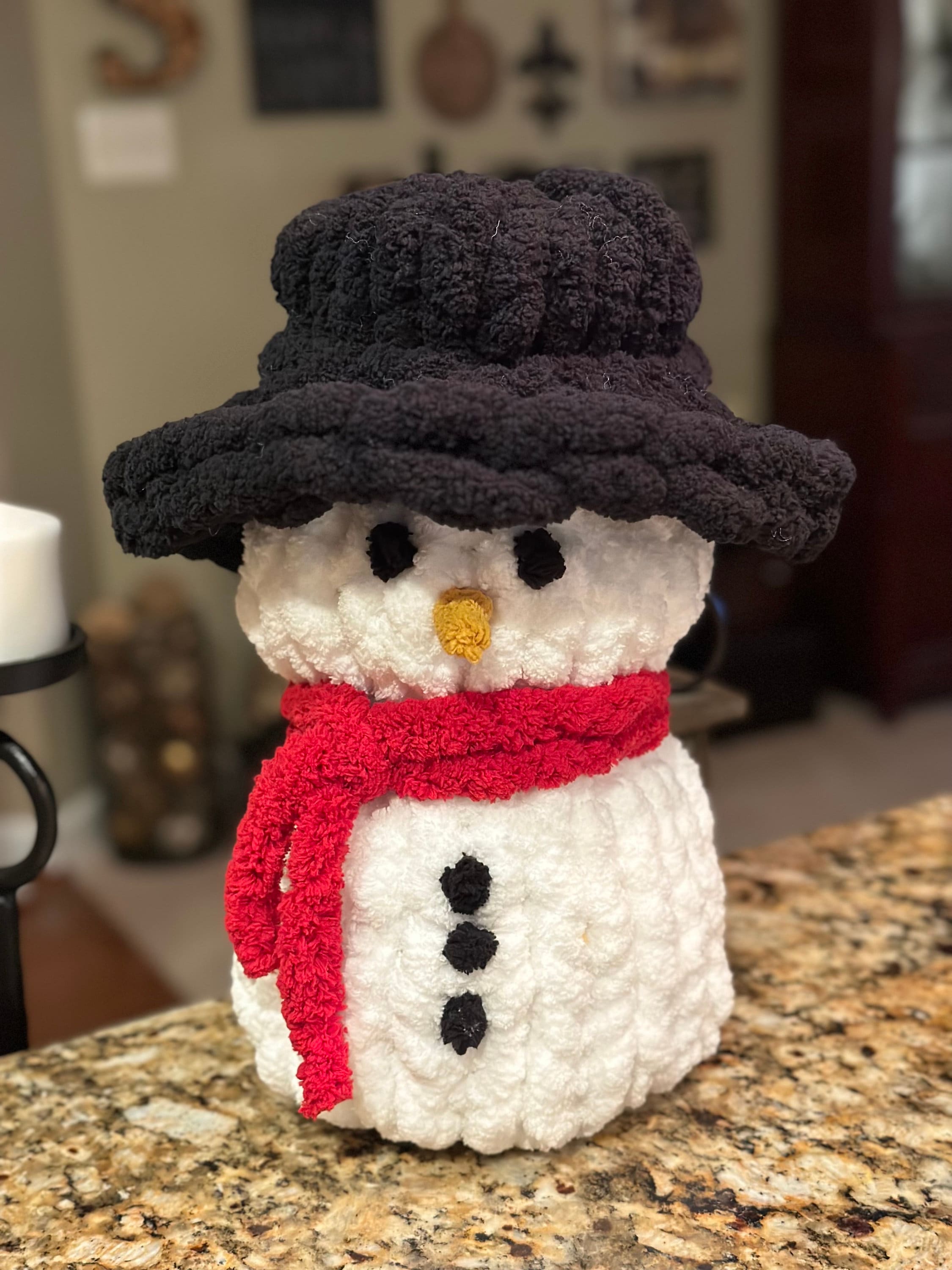 Chunky Knit Snowman - Etsy
