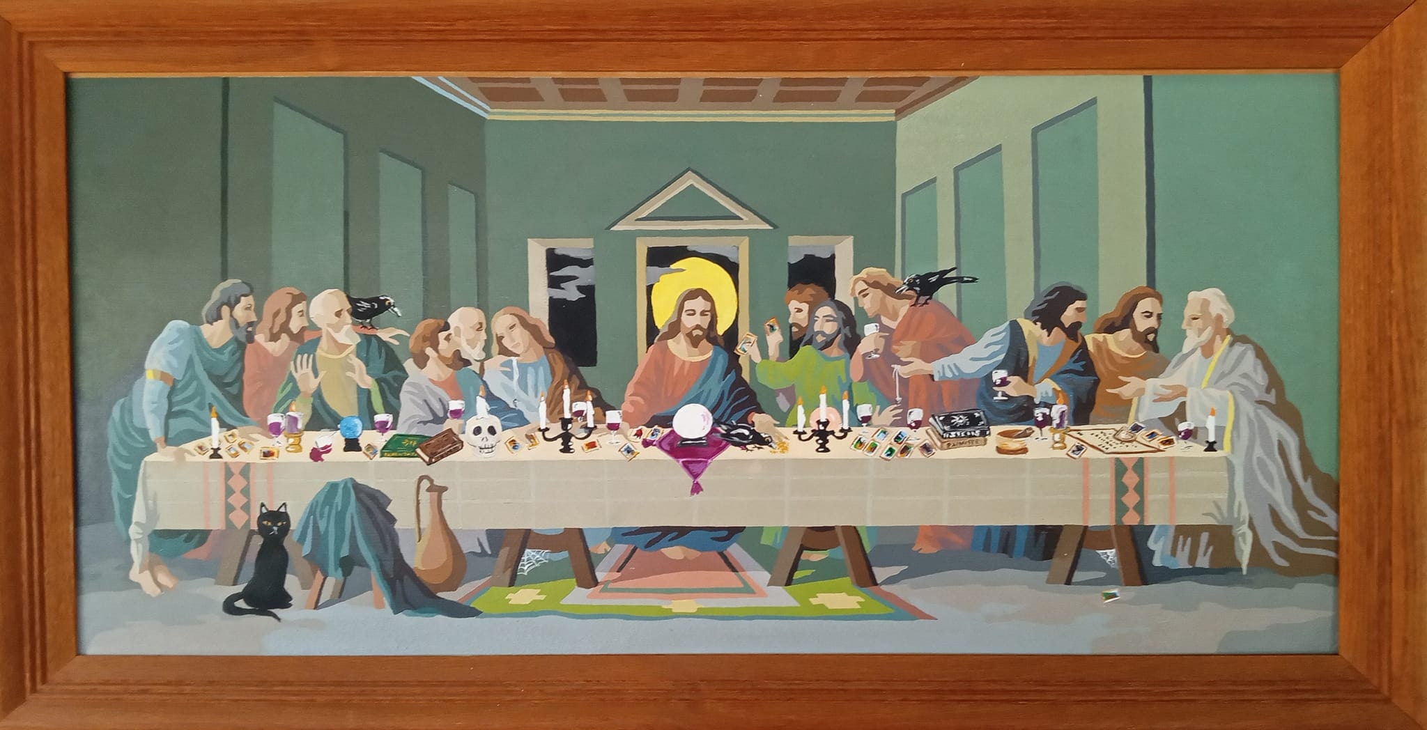 The Last Supper: an Evening With Friends Upcycled Vintage Paint by ...