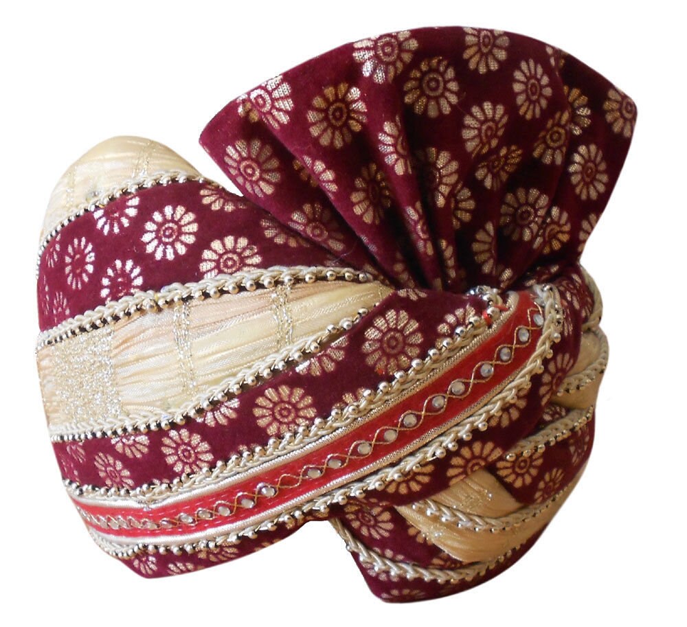 Men Hat Indian Traditional Safa Handmade Wedding Multi-Color | Etsy