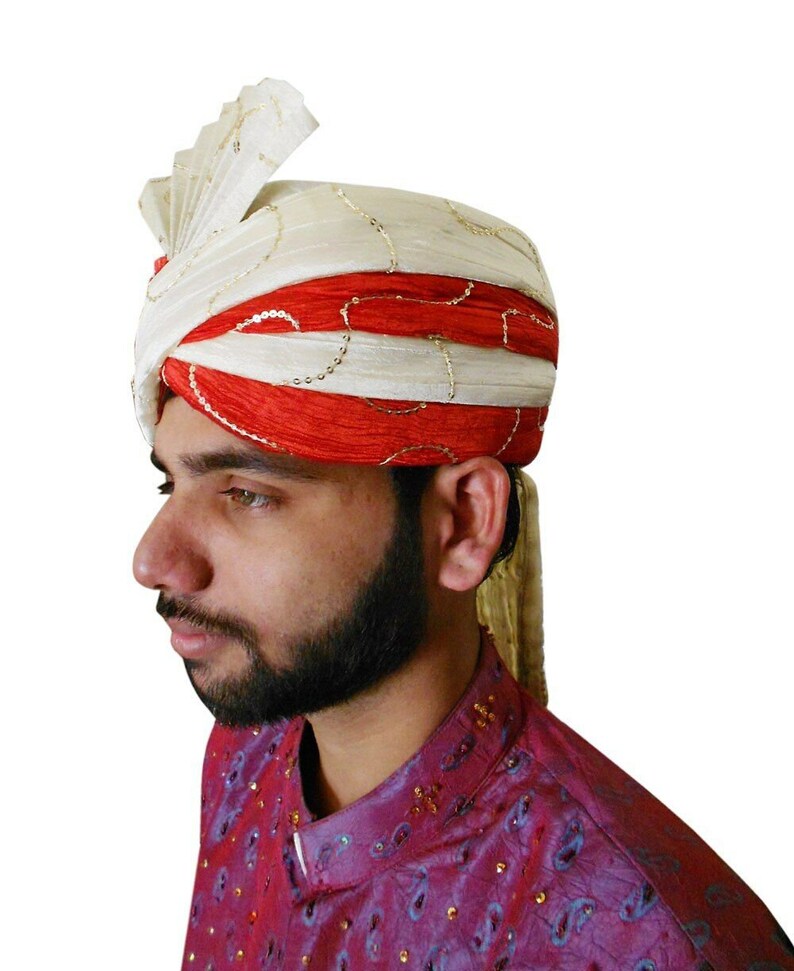 Men Hat Indian Traditional Handmade Wedding Safa Groom Turban | Etsy