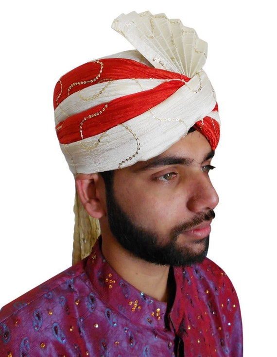 Men Hat Indian Traditional Handmade Wedding Safa Groom Turban | Etsy