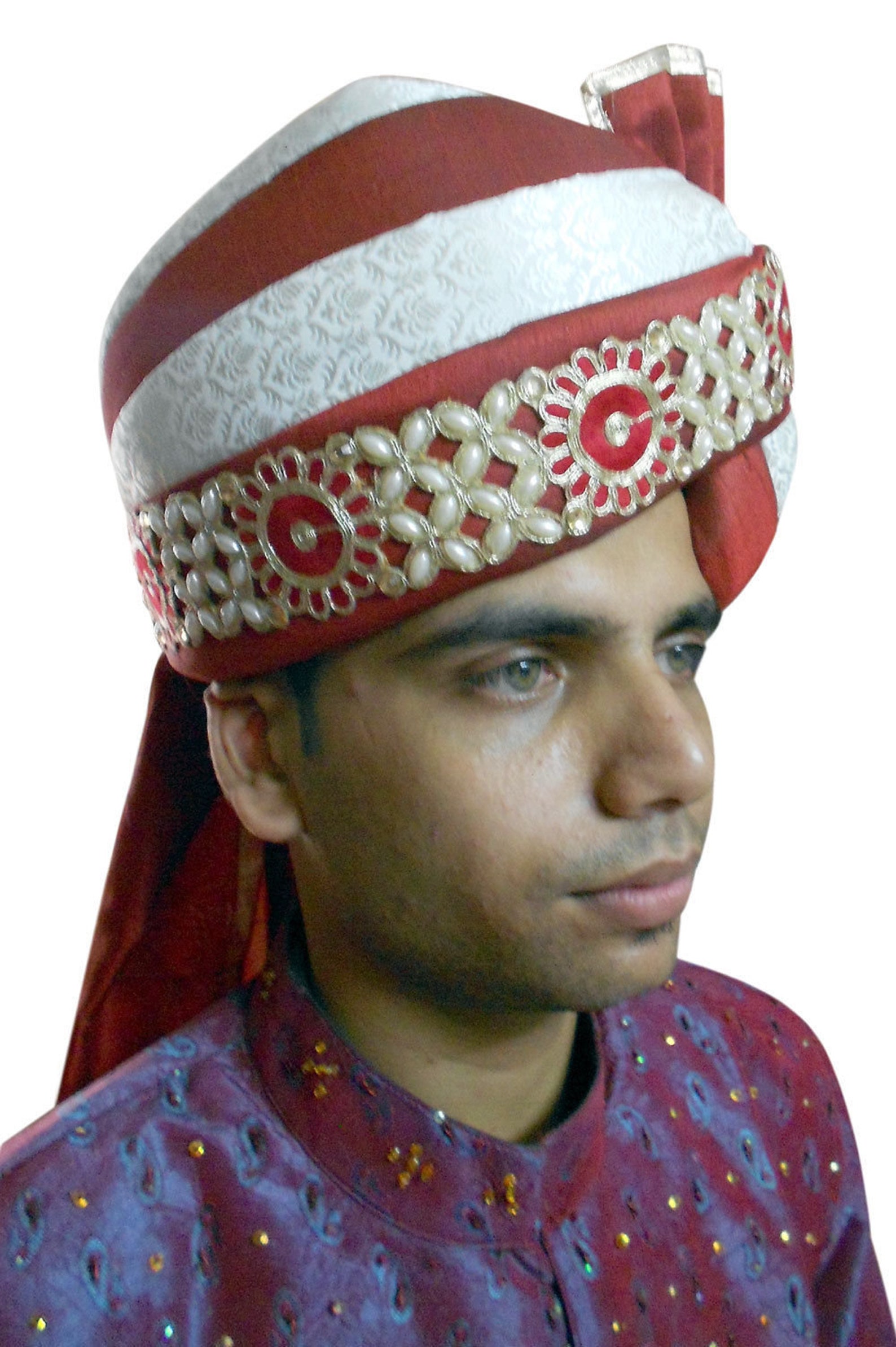 Men Indian Wedding Hat Groom Multi-Color Pagri Traditional | Etsy