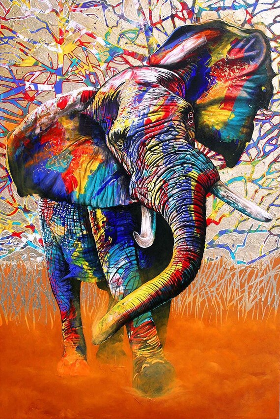 Abstract African Animal Art