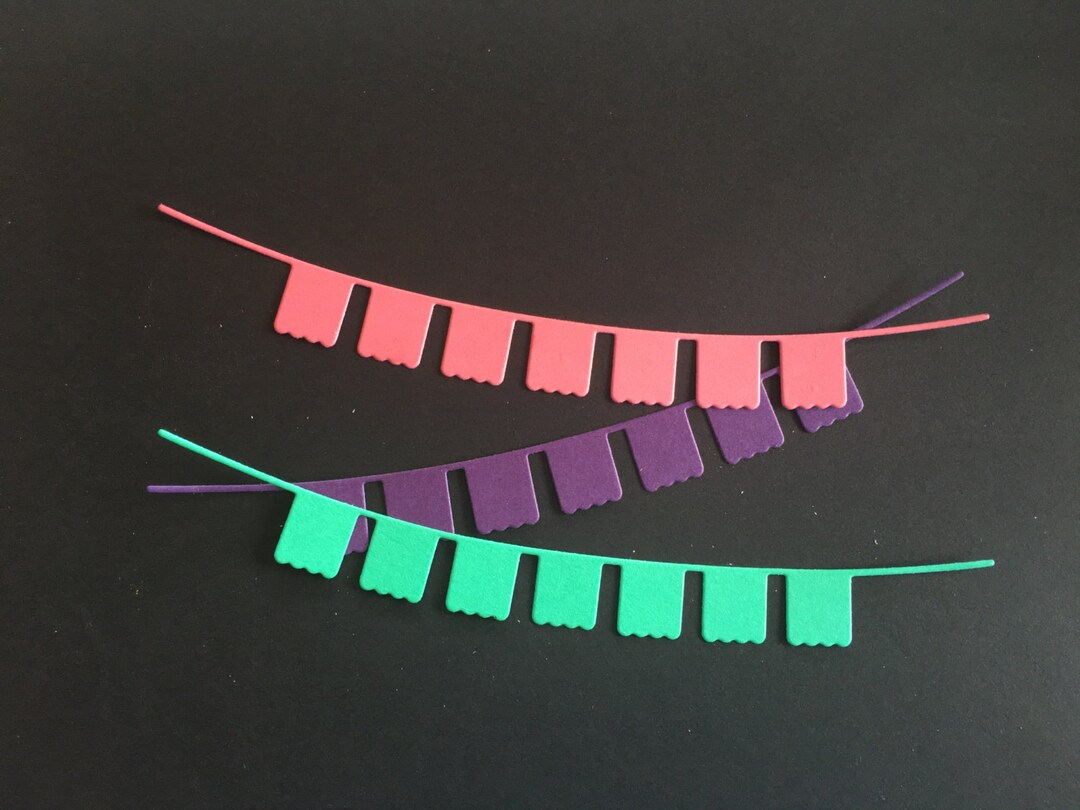 Miniature Banners Die Cuts - Etsy