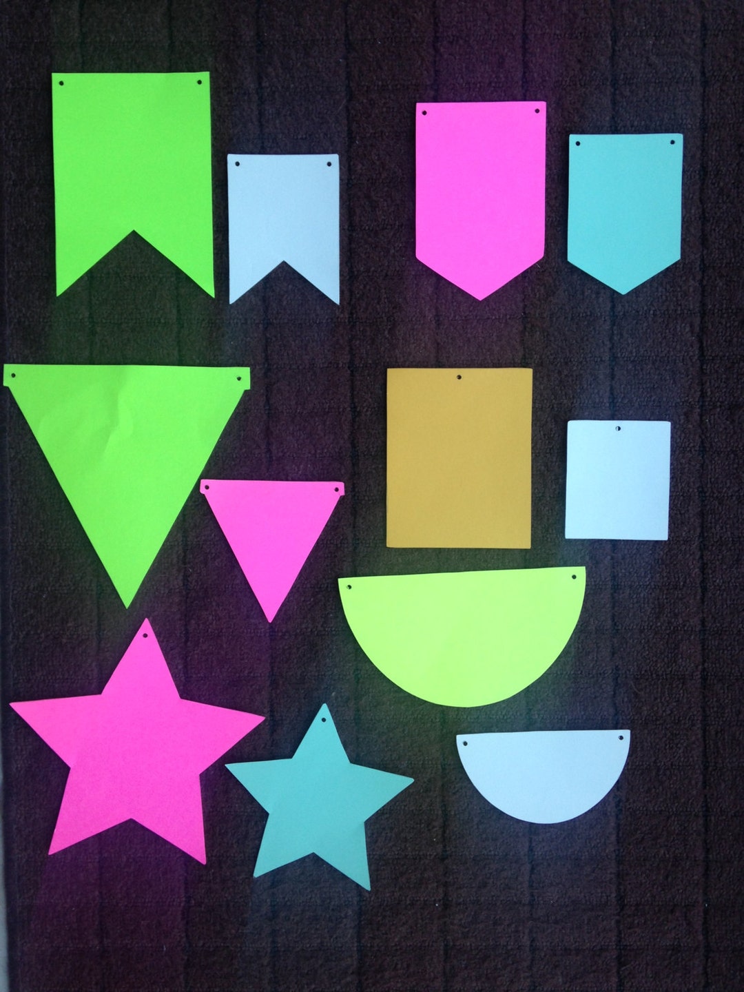 Party Banner Shapes - Etsy