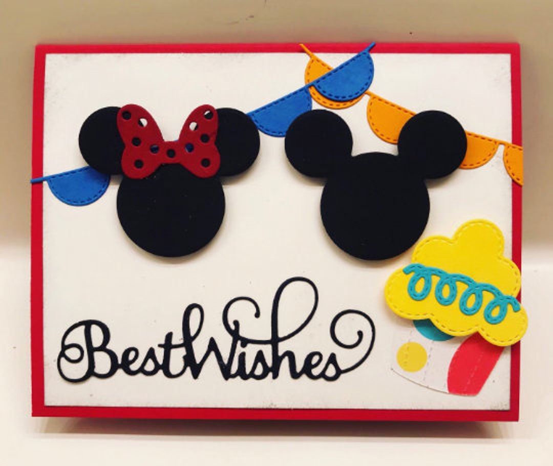 Disney Best Wishes Birthday Card - Etsy