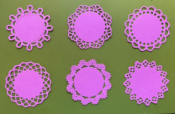 Scrapbooking Papercraft Large Doily Die Cuts Paper etna.com.pe