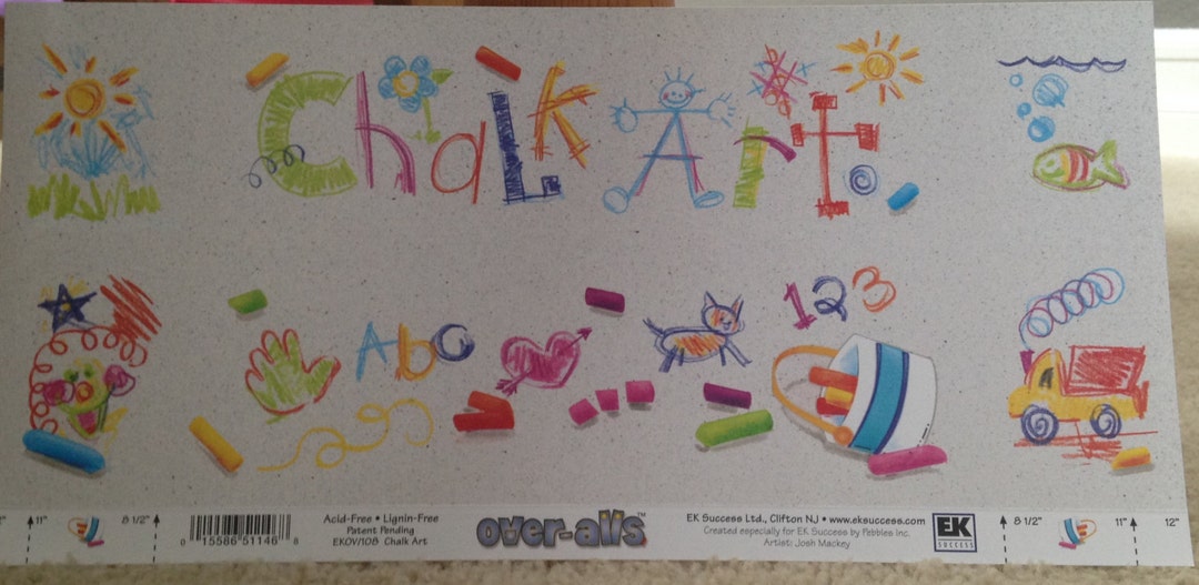 EK Success Chalk Art Over-alls Strip - Etsy