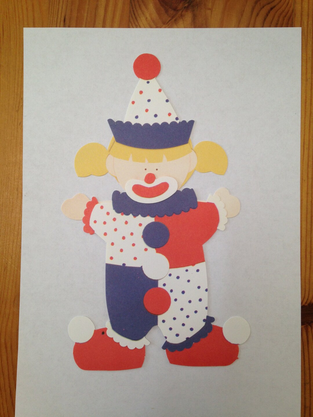Paper Doll Girl Clown Suit - Etsy