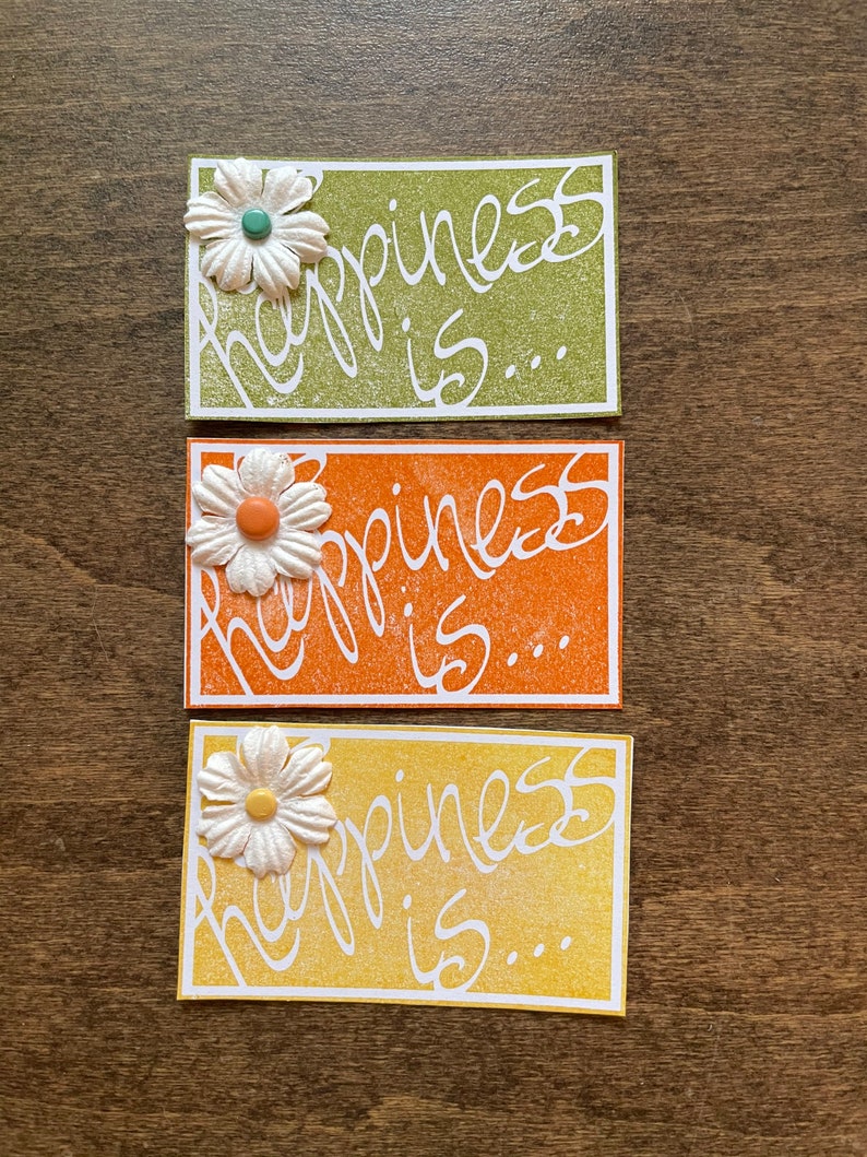 Happiness is Card Saying - Etsy