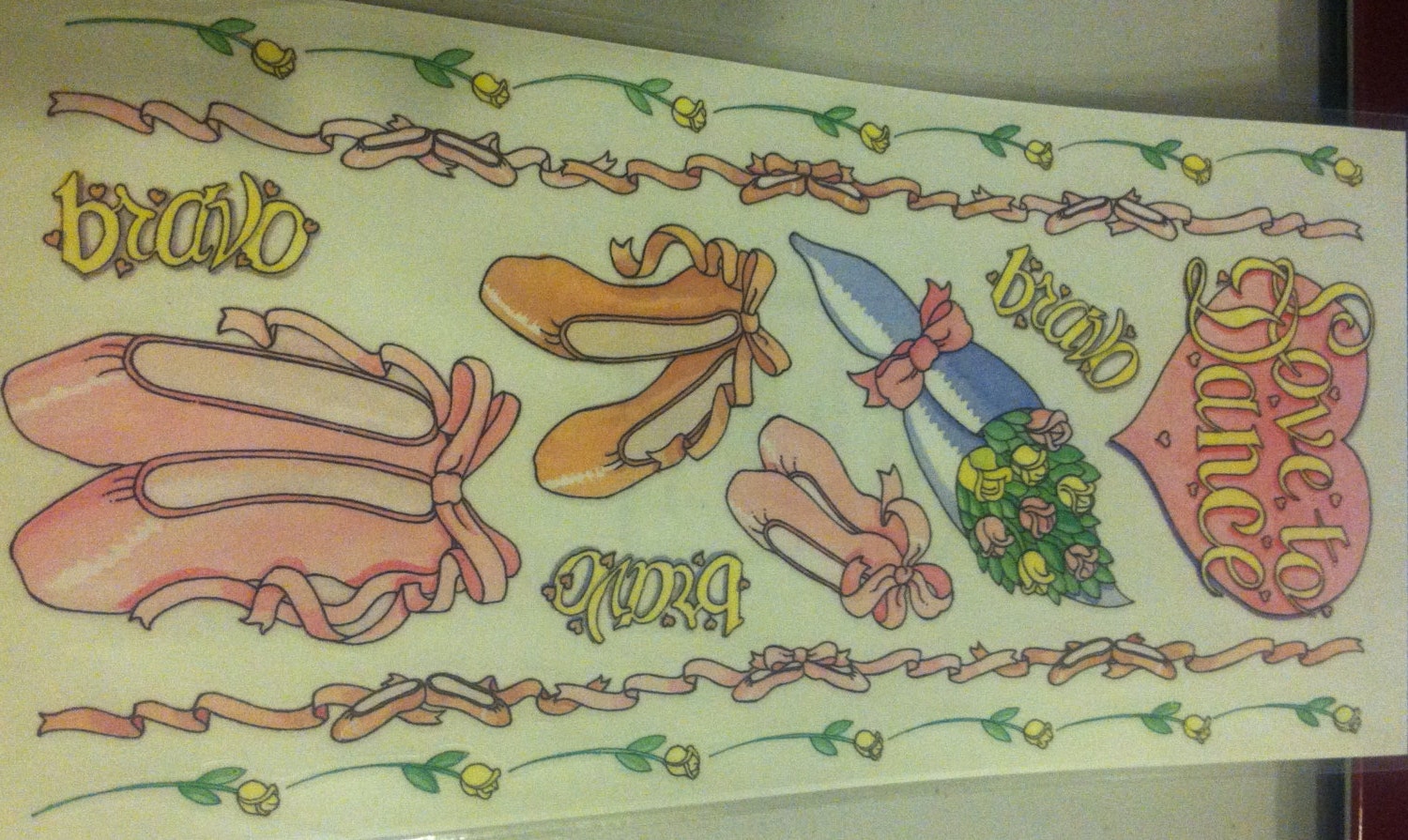 Sticker Parade Love to Dance Ballet Stickers | Etsy