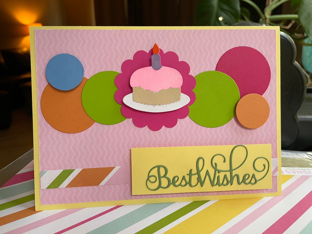 Best Wishes Birthday Card - Etsy