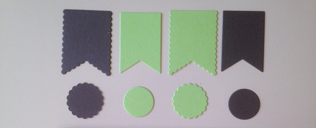 Mini Fishtail Banner Die Cuts - Etsy