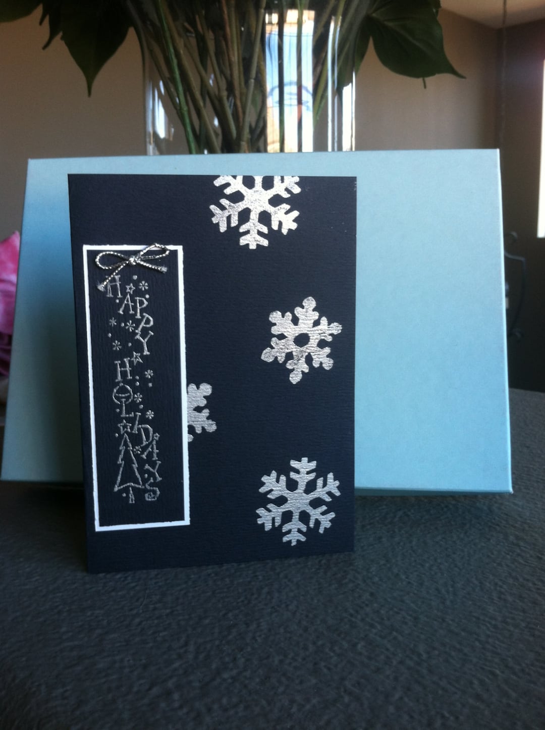 Snowflake Holiday Card - Etsy