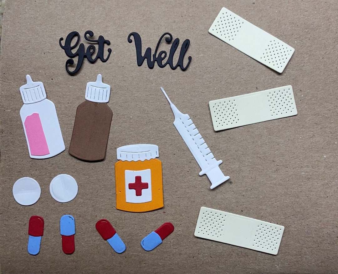 Get Well Die Cuts - Etsy