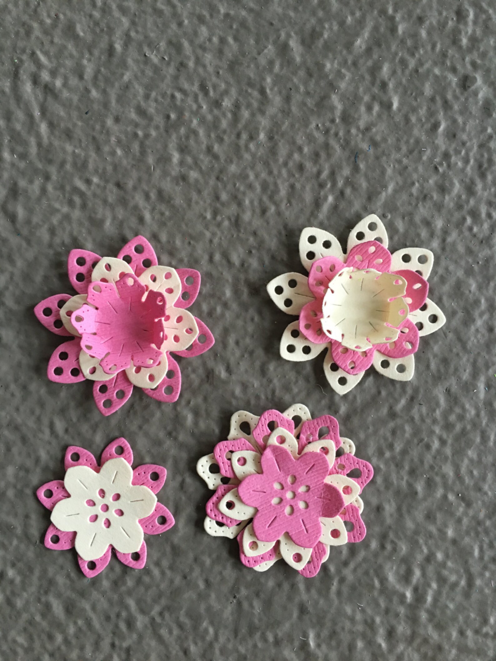 Pretty Petals Paper Die Cut Flowers - Etsy