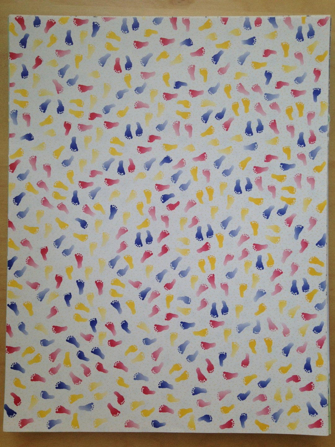 8.5x11 Baby Feet Paper - Etsy