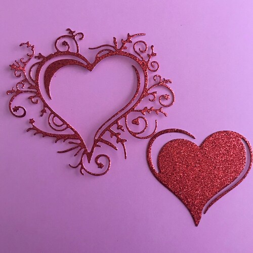 Recycled Paper Heart Punches Heart Die Cuts Small Heart - Etsy