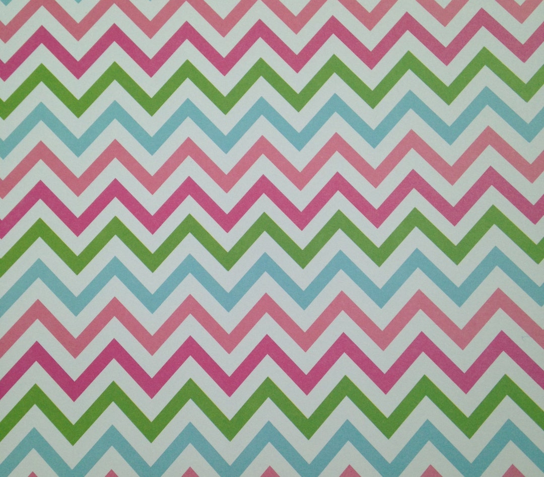 12x12 Small Multi-colored Zig Zag Paper - Etsy