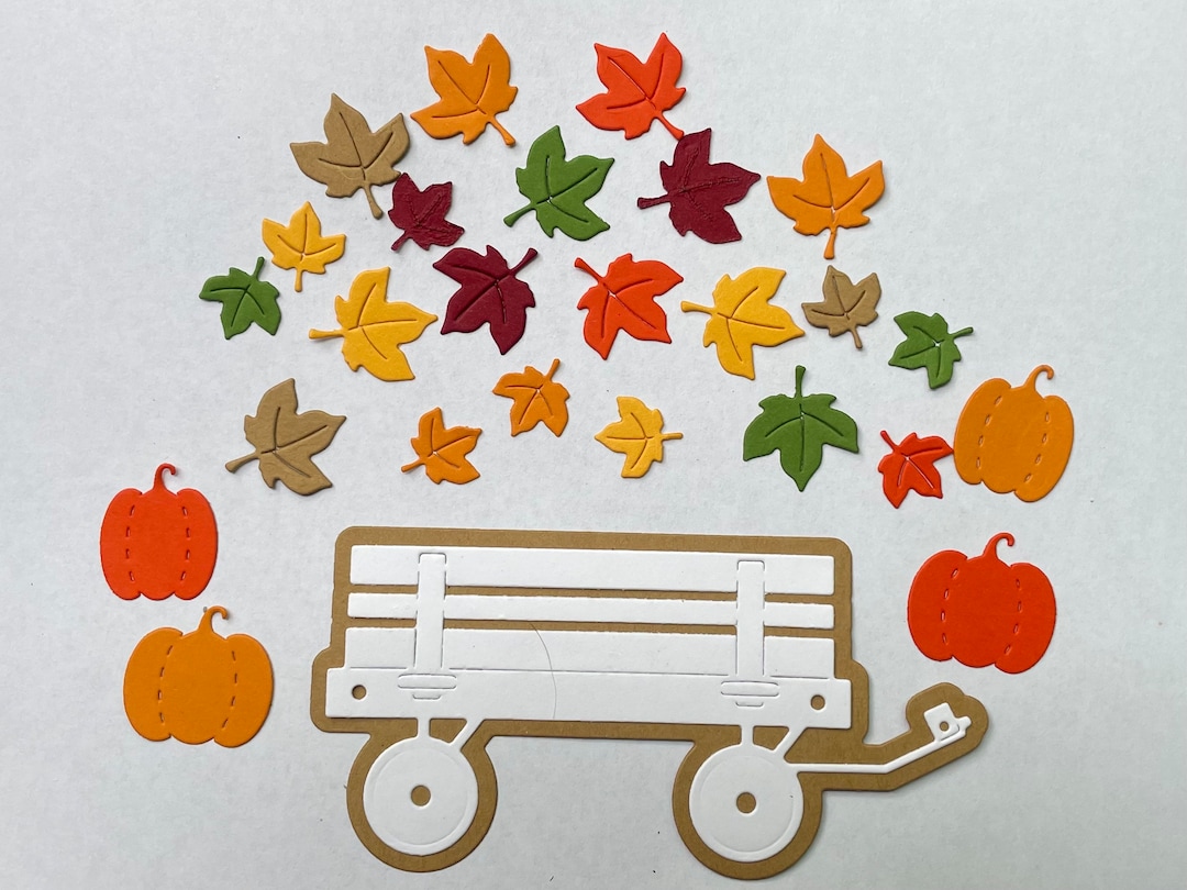 Fall Wagon Die Cuts - Etsy
