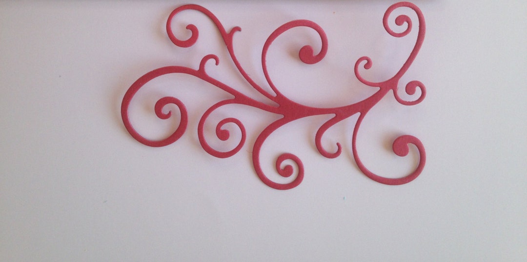 Fancy Flourish Die Cuts - Etsy