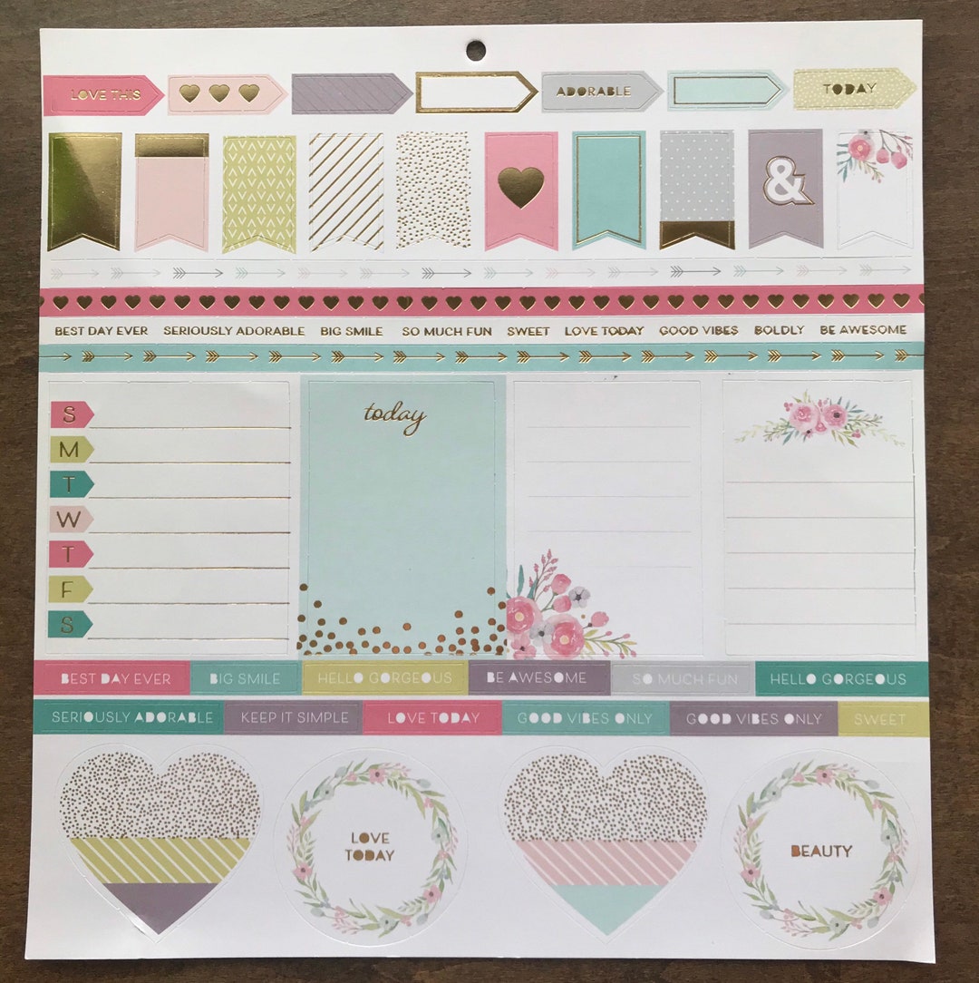 12x12 Best Day Ever Die Cuts - Etsy
