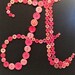 Initial Button Art - Etsy