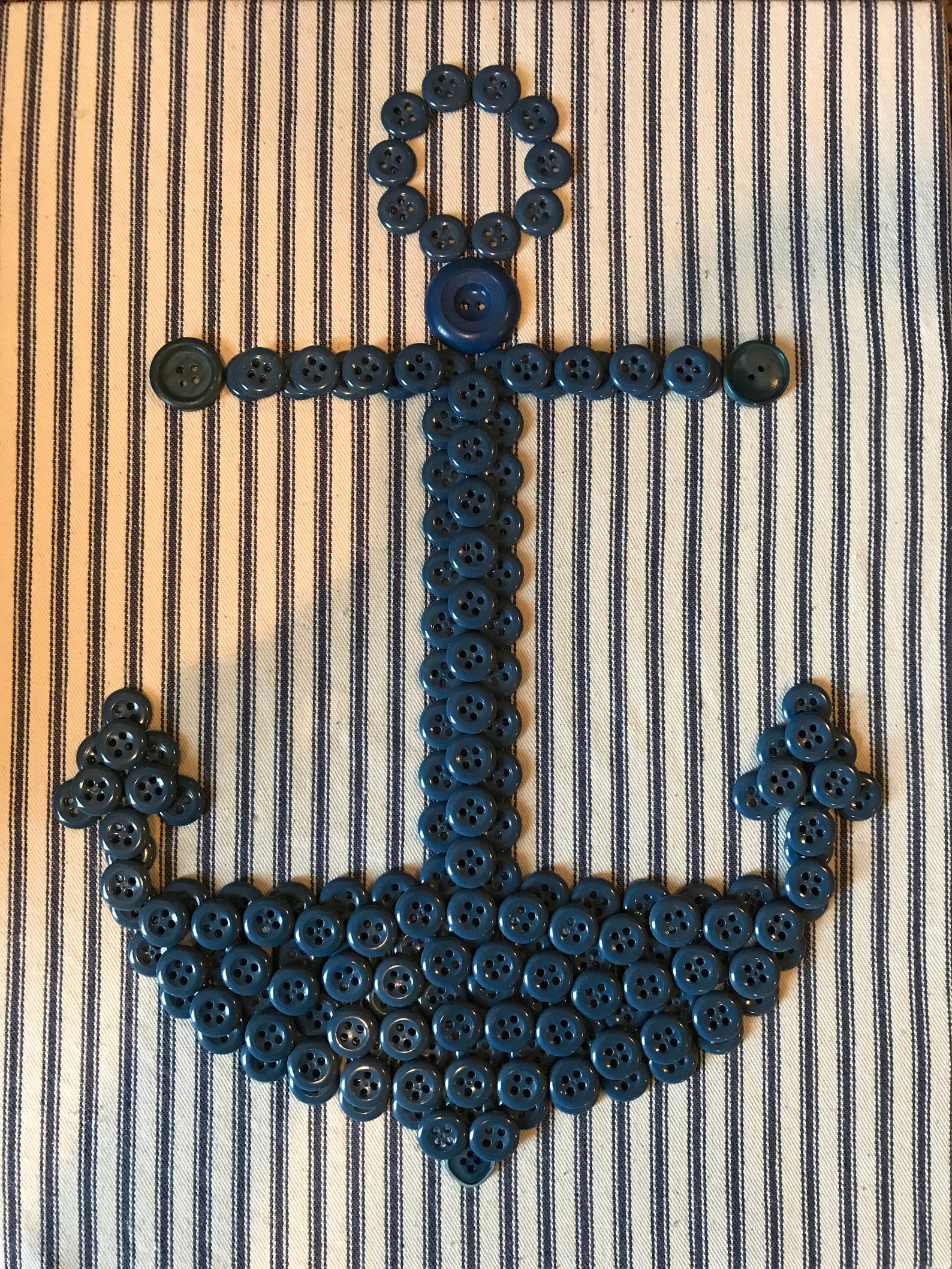 Anchor Button Art - Etsy