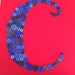 Initial Button Art - Etsy