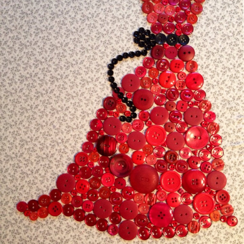 Canvas Button Art - Etsy