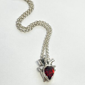 ANATOMICAL HEART PENDANT - Etsy