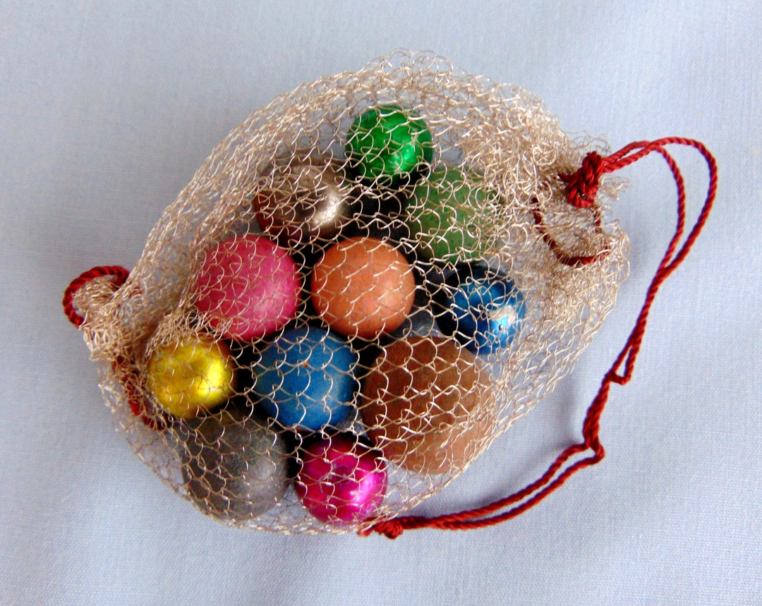 Rare Antique German Christmas Tree Ornament Metal Mesh Candy - Etsy