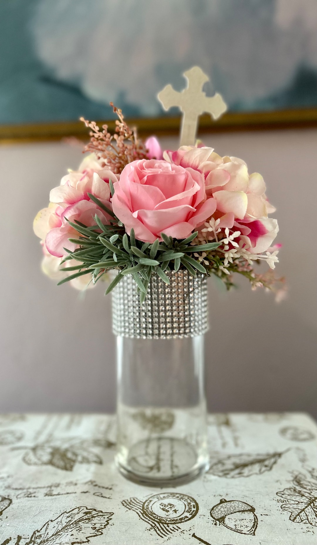 Communion Centerpieces, Set of 4 Party Centerpiece, Party Decorations ...