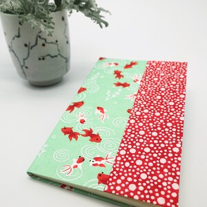 A6 Japanese Paper Diary, Zen-style Pocket Notebook, Koi Carp Goldfish ...