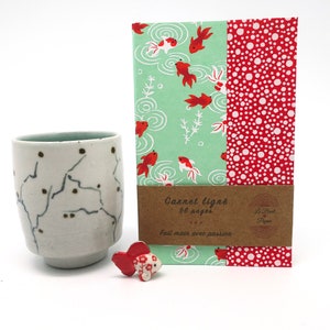 A6 Japanese Paper Diary, Zen-style Pocket Notebook, Koi Carp Goldfish ...