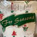 VTG 80s NOS Christmas Tablecloth Paper for Seasons Christmas Tree - Etsy