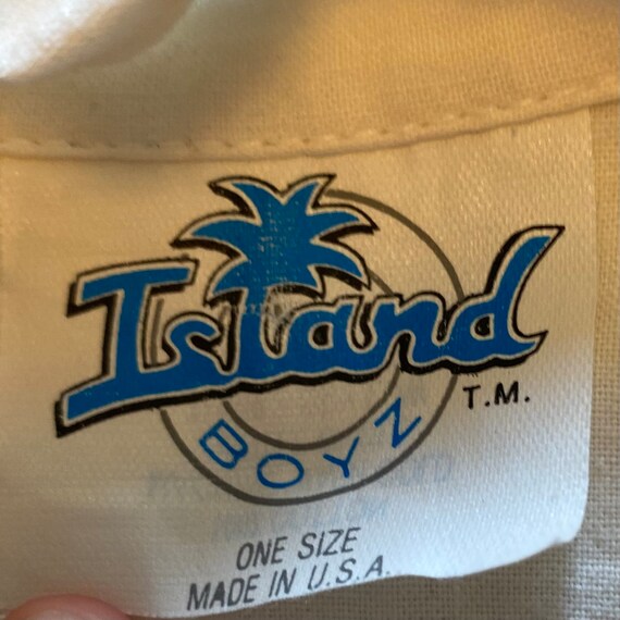 Vintage Island Boyz Bacardi Rum Button Down Shirt Haw… - Gem