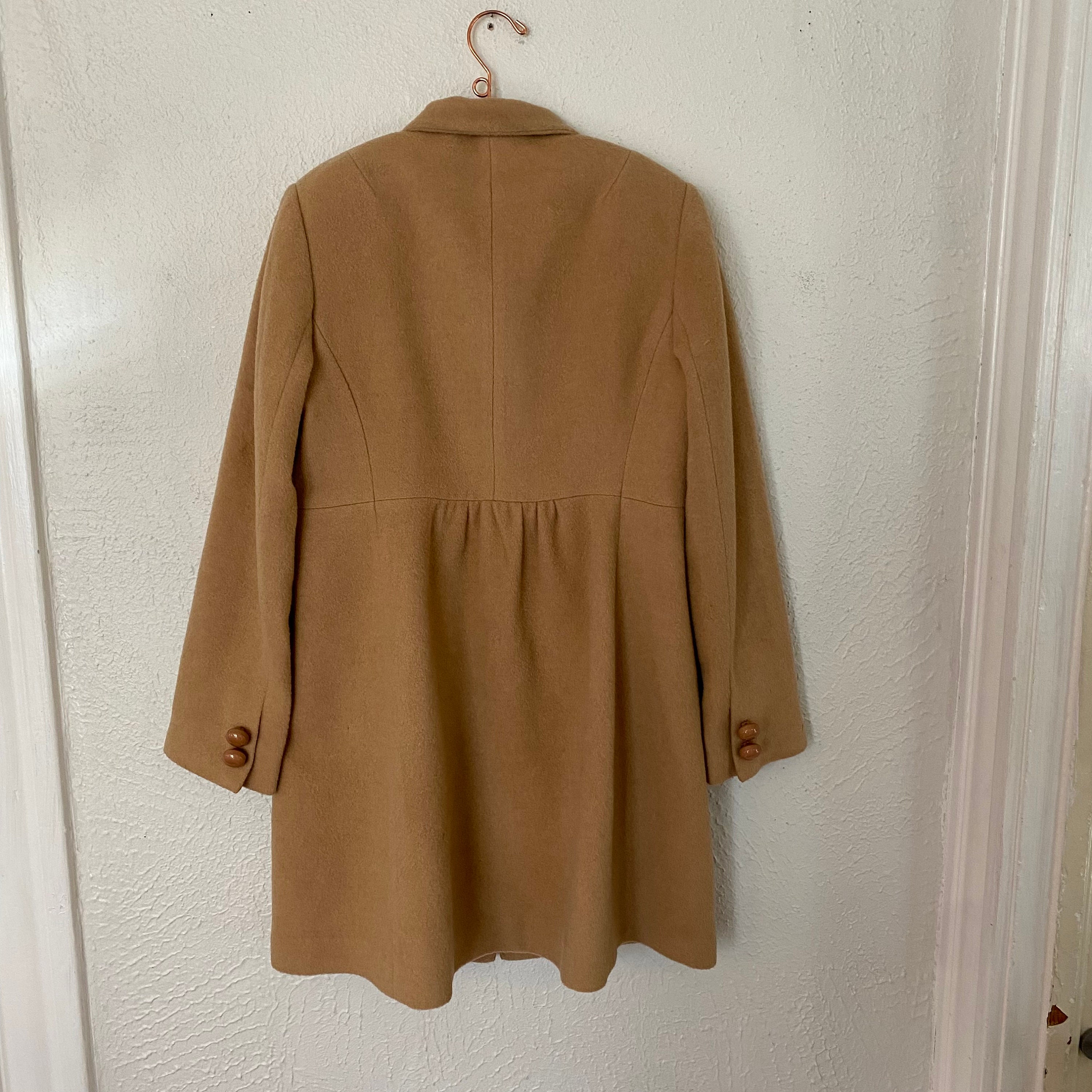 Vintage Jonathan Michael Women’s 100% Camel Hair Pea Coat Size 4 - Etsy