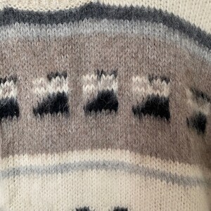 Vintage Unisex Handmade Alpaca Wool Sweater - Ecuadorian Handcrafted - Etsy